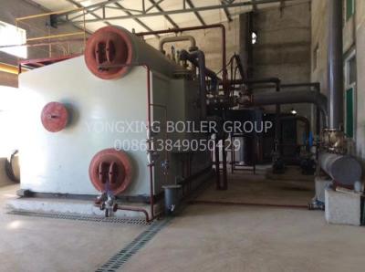 China Industriële Stoomketel Met gas 15 Ton het Type van D van de Waterbuis de Boiler voor het Textiel Verven Te koop