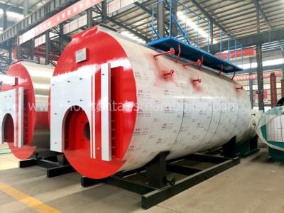 Китай Горизонтальный намочите задним увольнянный газом боилер пара с высоким низким давлением тепловой эффективности продается