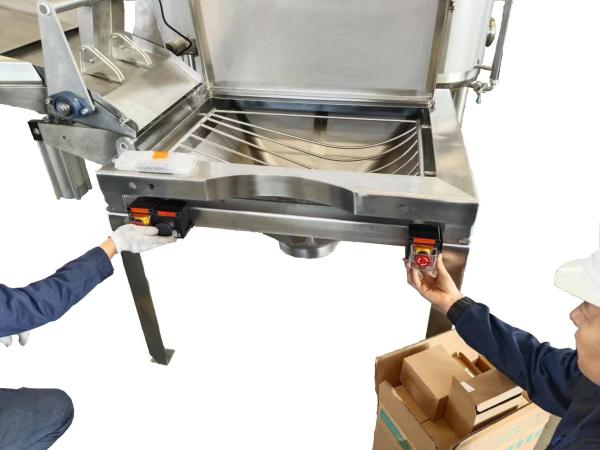Quality Hygienic Bulk Bag Discharge System For Food Industry 25kg Packaging for sale