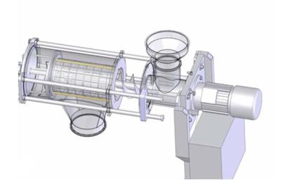 China Food Grade SS304 Modular Vibration Sifter Rotary Vibrating Screen Machine for sale