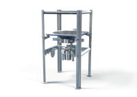 Quality Ton level Large Bag Tipping Station SUS316 SUS304 Big Bag Discharge Station for sale