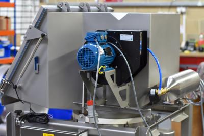 China Ergonomic Inclined Sack Tipping Station For 25kg Single Batch Processing for sale