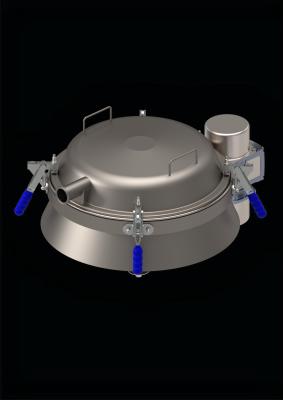 China Closed System Vibration Sifter Vacuum Or Positive Pressure Check Screening Machine for sale
