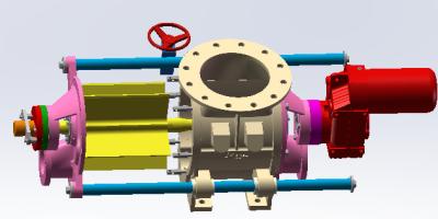 China Blow Through Quick Release Rotary Valve Explosion Proof And Dust Proof for sale