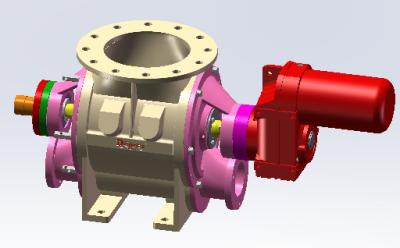 China Conventional Blow Through Rotary Valve Wear Resistant For Food Industry for sale