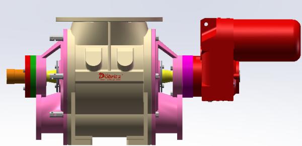 Quality Conventional Blow Thru Rotary Valve For Gravity Feeding / Discharging for sale