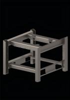 Quality SS304 C Frame Open Support Frame 900mm Height With Adjustable Feet Or Swivel for sale