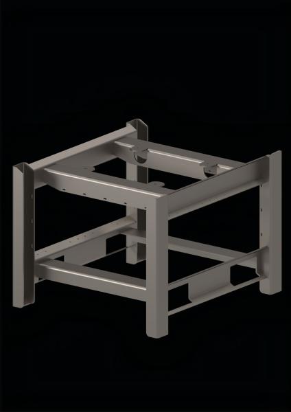 Quality SS304 C Frame Open Support Frame 900mm Height With Adjustable Feet Or Swivel Castors for sale