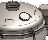 Quality Tri Clamp Vision Port 304 Stainless Steel 150mm Diameter for sale