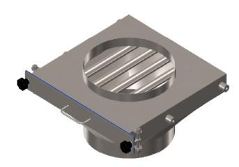 China Sievmaster Slimline ST Vibratory Check's Drawer Magnet And Open Support Frame SS316 SS304 for sale