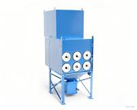Quality Dust Removal Reverse Pulse Jet Filter Backblowing Horizontal Cartridge Dust for sale