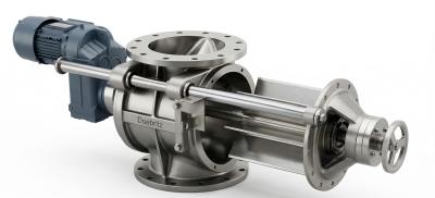 China Quick Dismounting Easy Cleaning Rotor Extractable Industrial Rotary Valve with Double Sealing for Powder Conveying for sale