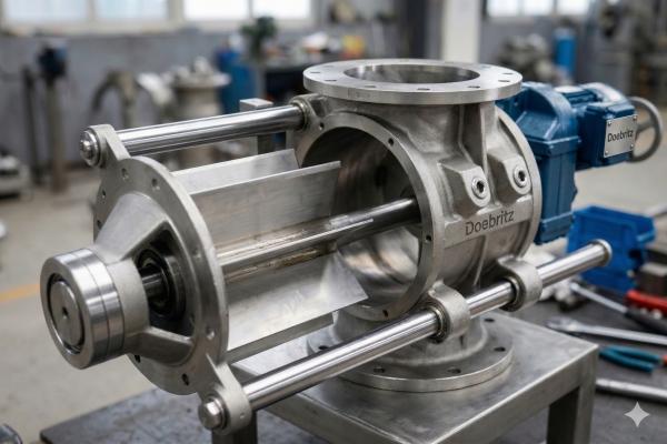 Quality Easy Cleaning Stable Conveying Rotary Valve for Food Processing with Stainless Steel Construction for sale