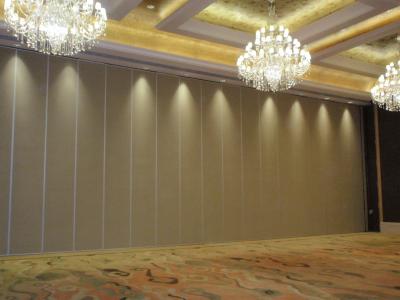 China Restaurant lobby aisle movable wooden folding partition wall MDF Panel Customizable Color for Banquet Hall for sale