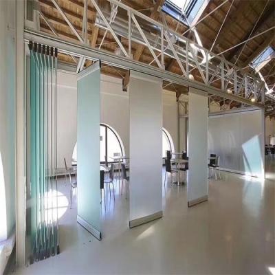 China Free design factory frameless glass wall partition aluminium profile for modern office Shop for sale
