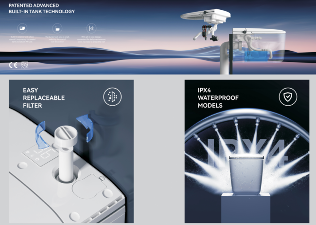 Smart toilet remote control and features