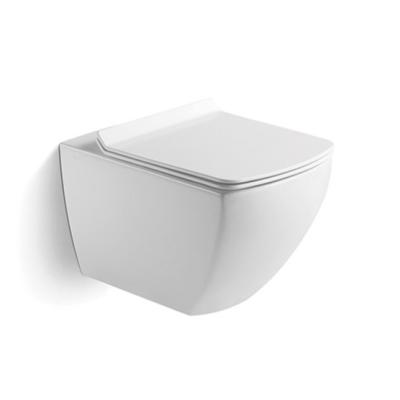 China Rimless Toilet Bathroom Wall Hang Ceramic Toilet Wc Sanitary Ware Wall Mounted Wall Hung Toilet for sale