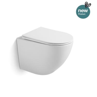 China High Quality White Square Wall Hung Toilet Modern Ceramic Sanitary Ware Tankless Wall Mount Hanging Toilet Bowl for sale