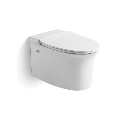 China Ceramic Pulse Tankless Toilet Wall Mounted Space Save for Bathroom for sale