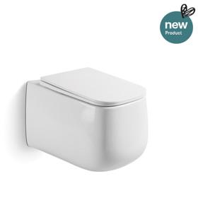 China Bathroom Wall Hung Ceramic Sanitary Toilet With UF Toilet Seat for sale