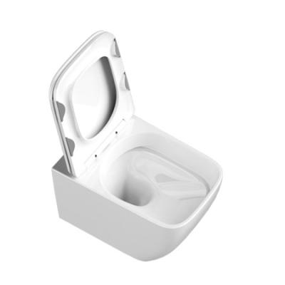 China Contemporary Ceramic Wall Hung Toilet Easy Cleaning With Concealed Cistern for sale