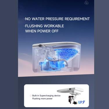 China Modern Smart Home Integration Wall Hung Toilet With Air Drying System and Automatic Deodorizer for sale