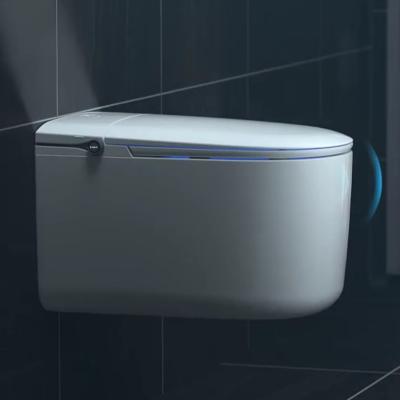 China Hotel Bathroom Ceramic Water Closet Electric Intelligent Floor Mounted Wall Mounted One Piece for sale
