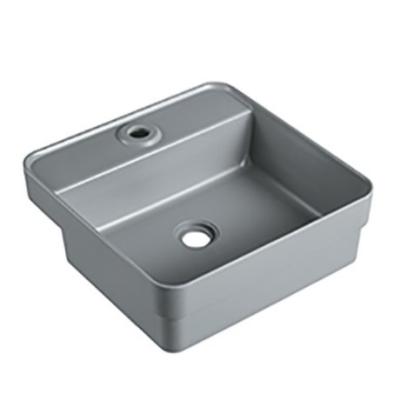 China OEM CE CUPC Venta caliente de artículos sanitarios Cuadrado Rectángulo Lavabo Melamina Lavado de manos Cuenca de baño recipiente fregadero cemento for sale