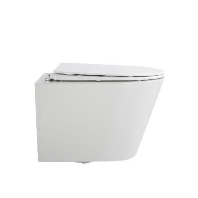 China Modern Comfort Height Contemporary Efficient Wall Hung Toilet Suite Water Saving Dual Flush Ceramic Wc Toilette for sale