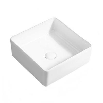 China Chaozhou Sanitary Ware Bathroom Cloakroom Solid Surface Basin Sink Ceramic Vessel Sinks Counter Top Washbasin for sale