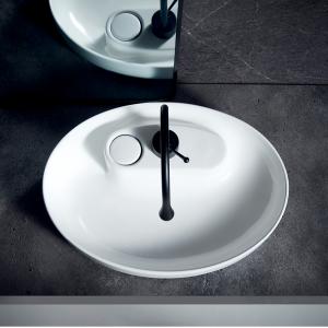 중국 핫 세일 맞춤형 색상 싱크대 상판 또는 반 매립형 세면대 직사각형 욕실 손 씻기 세라믹 싱크 판매용