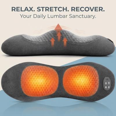 China ZN-JH03 Ergonomic Lumbar Support & Electric Waist Massager with Heating, Vibration, and Airbag Traction for Office and Home Relief for sale