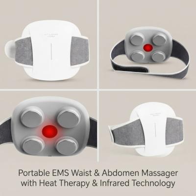 China ZN-WM02 Portable EMS Waist & Abdomen Massager with Heat Therapy & Infrared Technology for sale