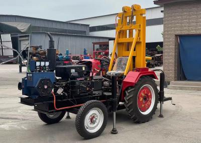 China Stable Running High Torque Tractor Type Water Well Drilling Equipment Optional Colors for sale