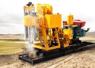 China 200m Hydraulic Portable Water Well Drilling Rig Wheels Mounted Easy Movement for sale