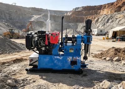 China Four Cylinders Diesel Borewell Hydraulic Machine With Dual Gear Oil Pump for sale
