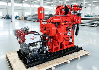 China Stable Operation Electric Geological Drilling Rig with Hydraulic Automatic Feeding for sale