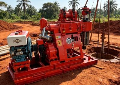 China Portable Soil Testing Hard Rock Drilling Machine with 50-100 Meter Drilling Depth and 600 KG Weight for sale