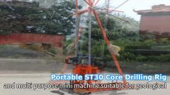 ST30 Portable Core Drilling Rig Compact Soil Sampling