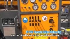 ST 350 Industrial Borehole Drilling Rig 350m Depth