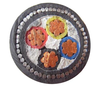 Cina Cavo elettrico a bassa tensione 3X150mm2 XLPE Cavo di rame Yjv32 Swa Awa Cavo elettrico blindato in vendita