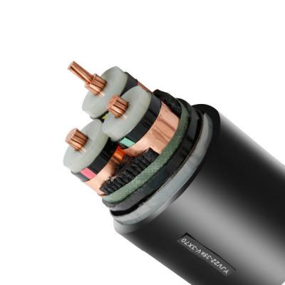 China Qifan 33kv XLPE PVC isolado Alumínio revestido de cobre Subterrâneo Cable de energia de média tensão blindado à venda
