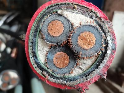 China Cabo de alimentação de média tensão 36kv Yjv32 Condutor de cobre XLPE Cabo de alimentação blindado isolado à venda