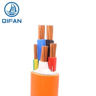 Cina Cavo elettrico a bassa tensione 2c+E 6mm2 Cavo circolare arancione in vendita