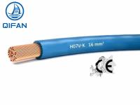 China Single Core Non-Sheathed H07V-U Wire with Thermoplastic PVC Insulation for sale