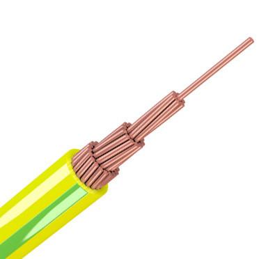 中国 建材用ワイヤケーブル AS/NZS 5000.1 建材用ワイヤ 単核 断熱 1コア 120mm V-90 PVC 黄色 緑 販売のため