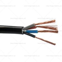 China RVV 4 Core Flexible Control Cable 4x0.75mm2 Stranded Copper Conductor PVC Insulated for sale