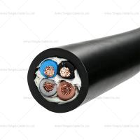 China RVV 4 Core Flexible Control Cable 4x0.75mm2 Stranded Copper Conductor PVC Insulated for sale