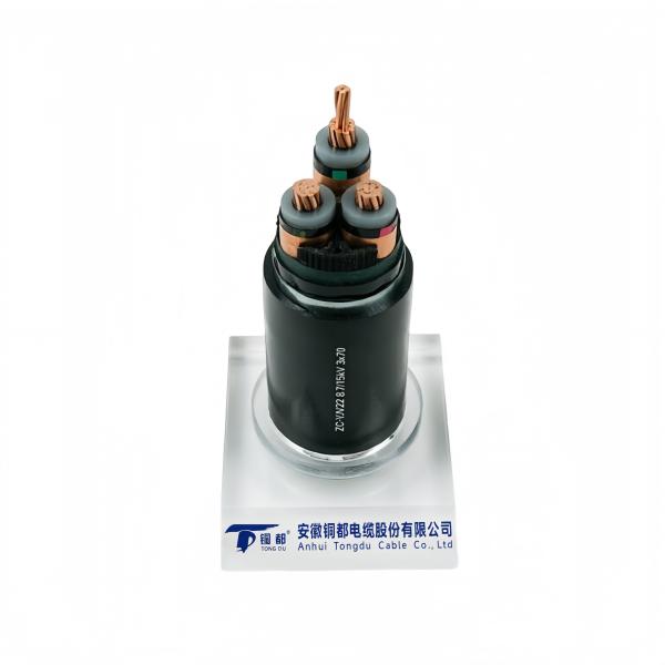 Quality 3*70mm2 Medium High Voltage Power Cable 8.5KV 15Kv Armored For Underground for sale