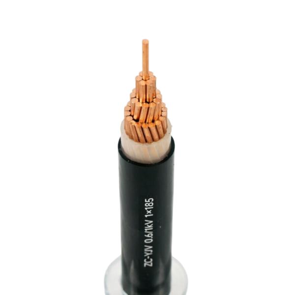 Quality 1x185mm2 Single Core Cable Stranded Copper Conductor Pvc Sheath Fire Resistant C for sale